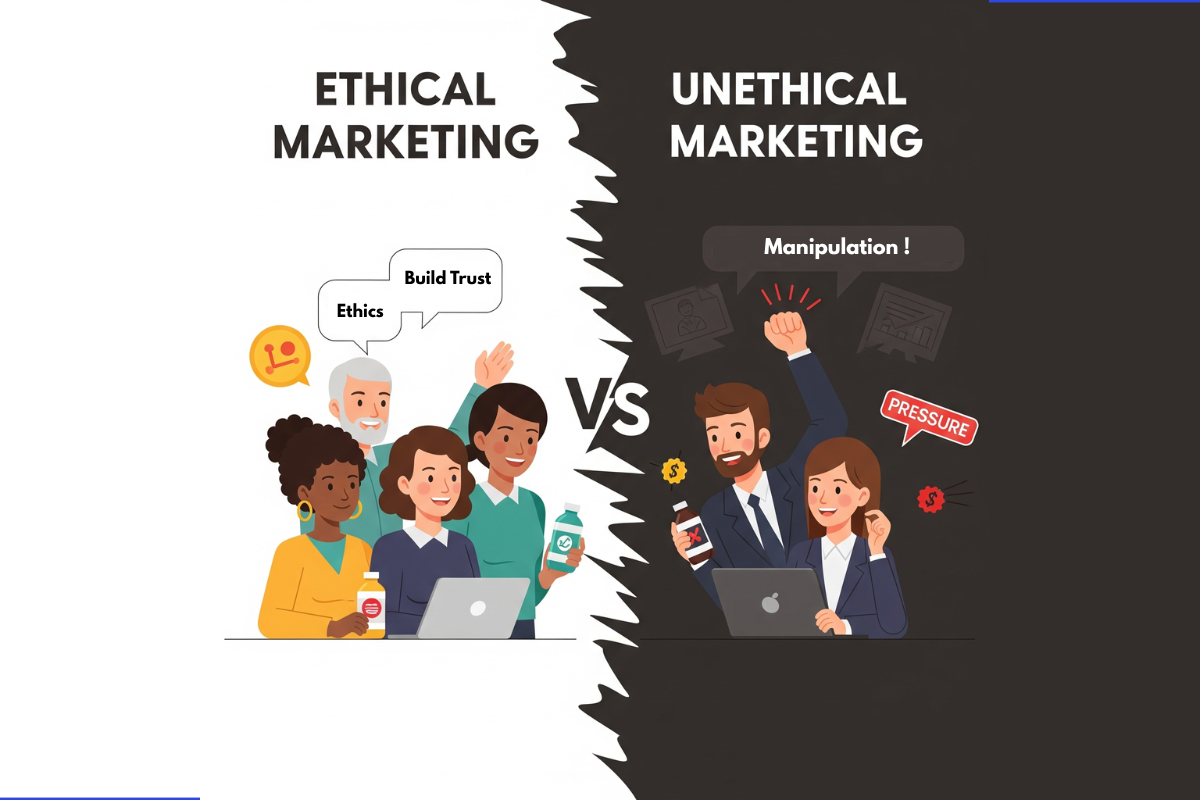 Ethical vs Unethical Marketing: What’s the Real Difference? - Wiraa