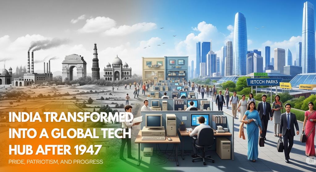 How India Transformed into a Global Tech Hub After 1947 - Wiraa